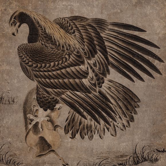 Bonhams : Anonymous (18th century) Hawk with Prey