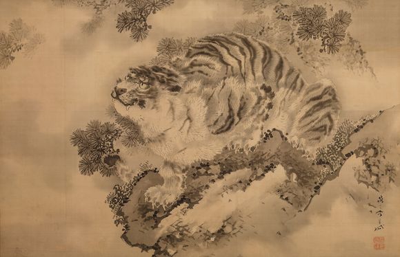 Bonhams : Kishi Gantai (1728-1865) Tiger
