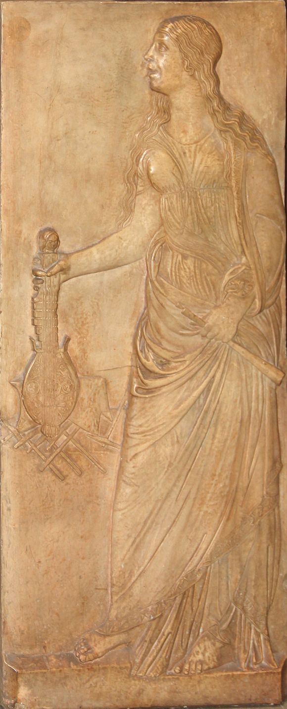 Bonhams : A Classical style composition relief panel of a female ...