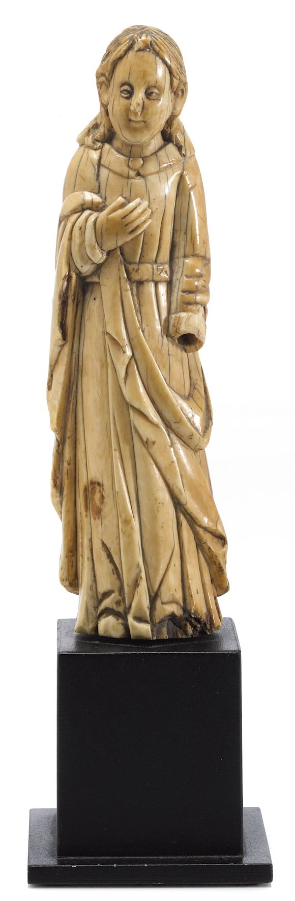 Bonhams : An ivory carving of John the Baptist Goa, India, circa 18th ...