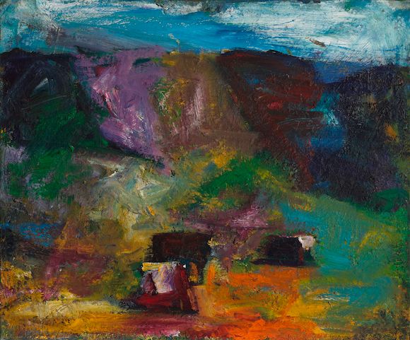 Bonhams : Terry St. John (born 1934) Mt. Diablo Ranch, 1995 30 x 36in ...