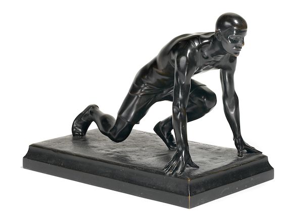 Bonhams : Adolf Wagner von der Mühl (Austrian, 1884-1962) figure of a ...