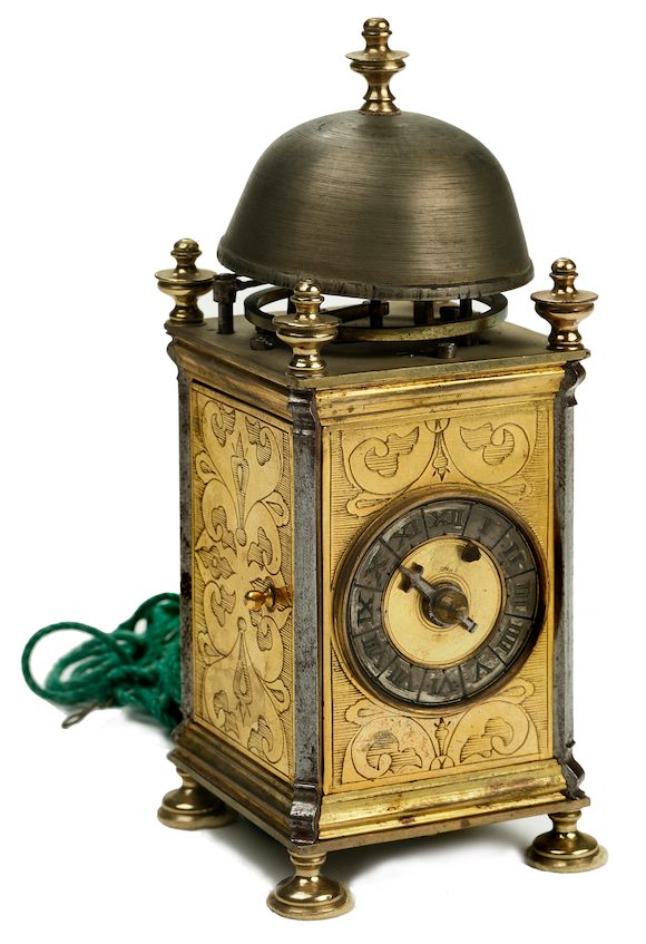 Bonhams : A Renaissance style iron and gilt brass weight driven balance ...