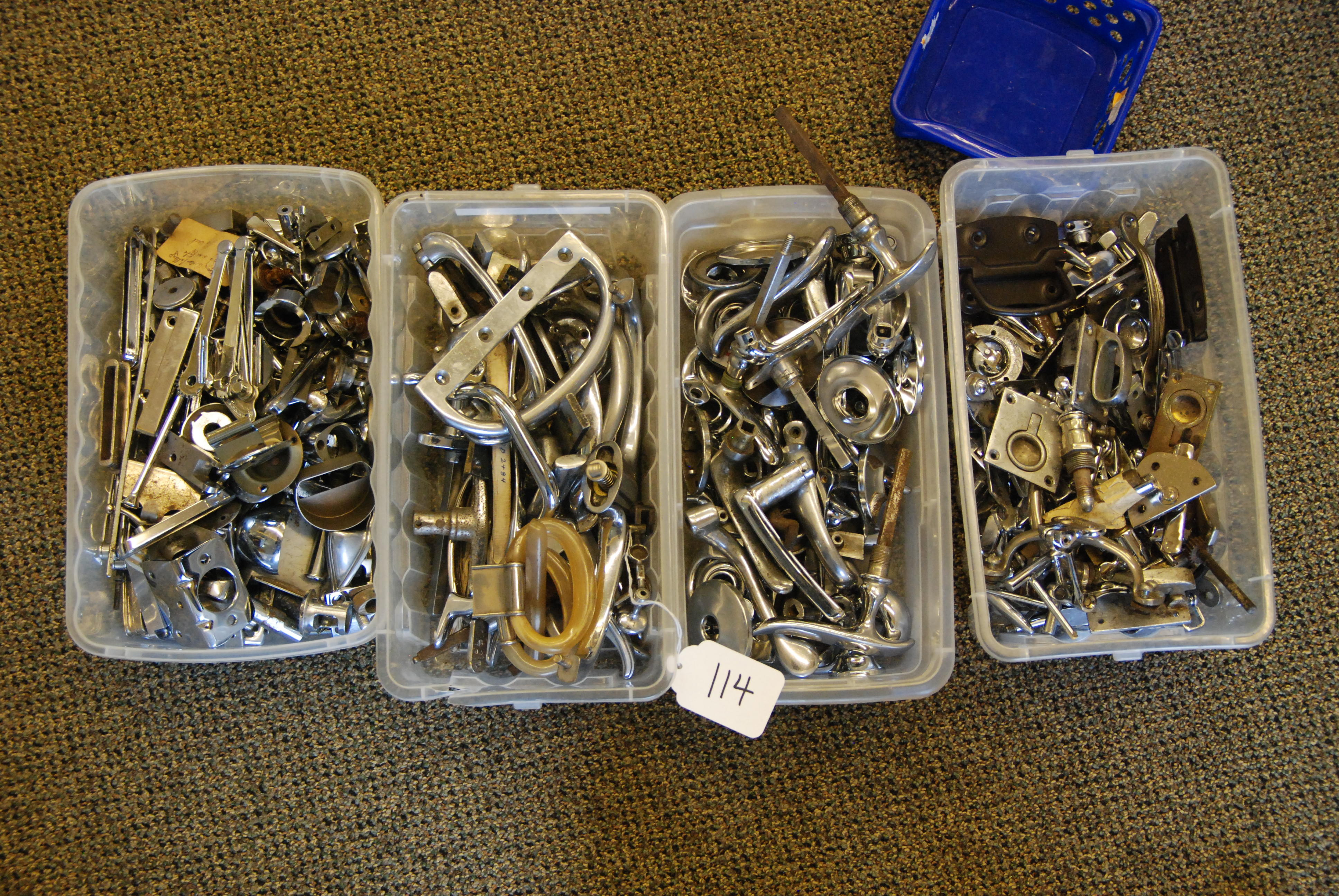 Bonhams Cars : A quantity of body hardware.
