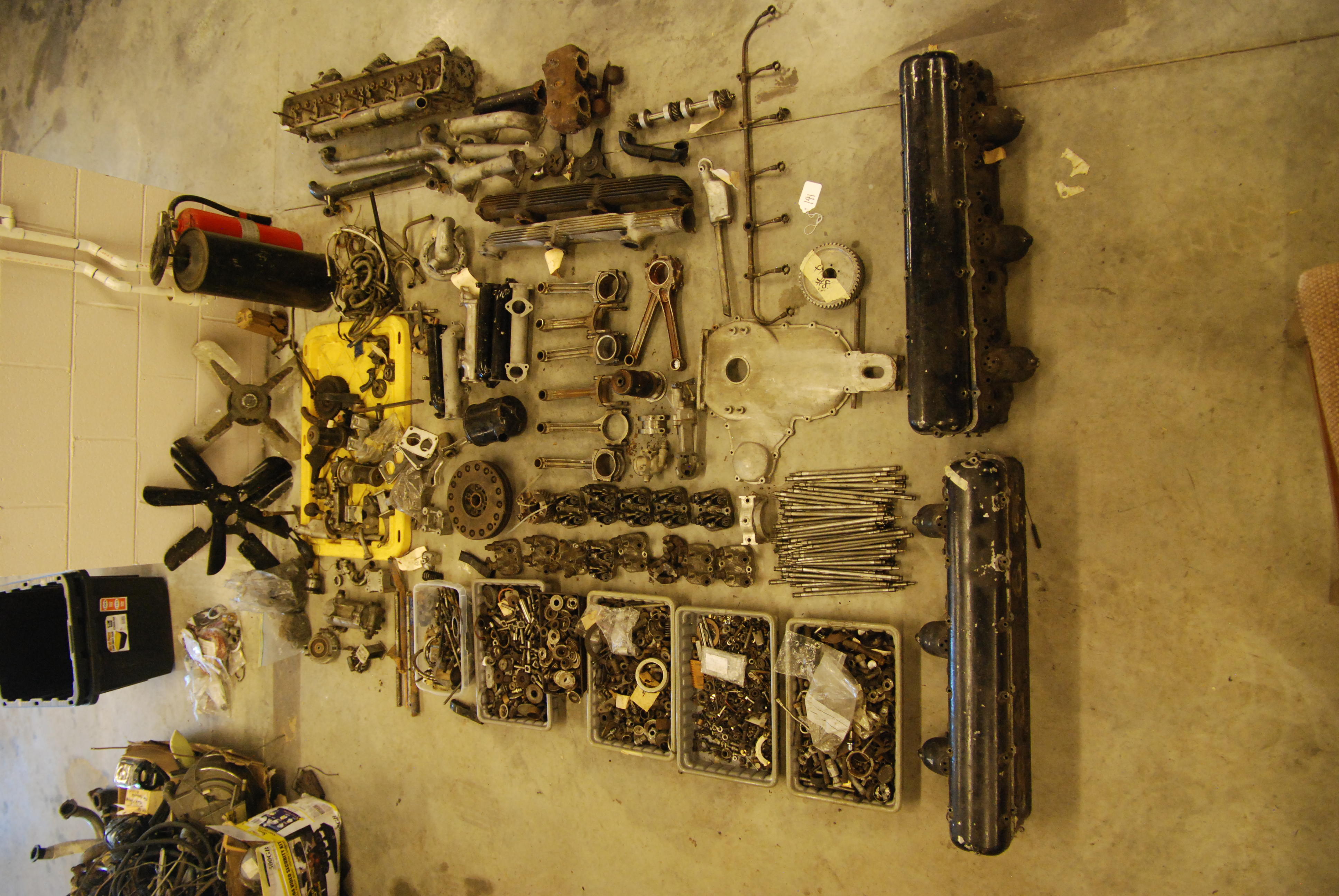 Bonhams Cars : A quantity of Rolls-Royce Phantom III engine components,