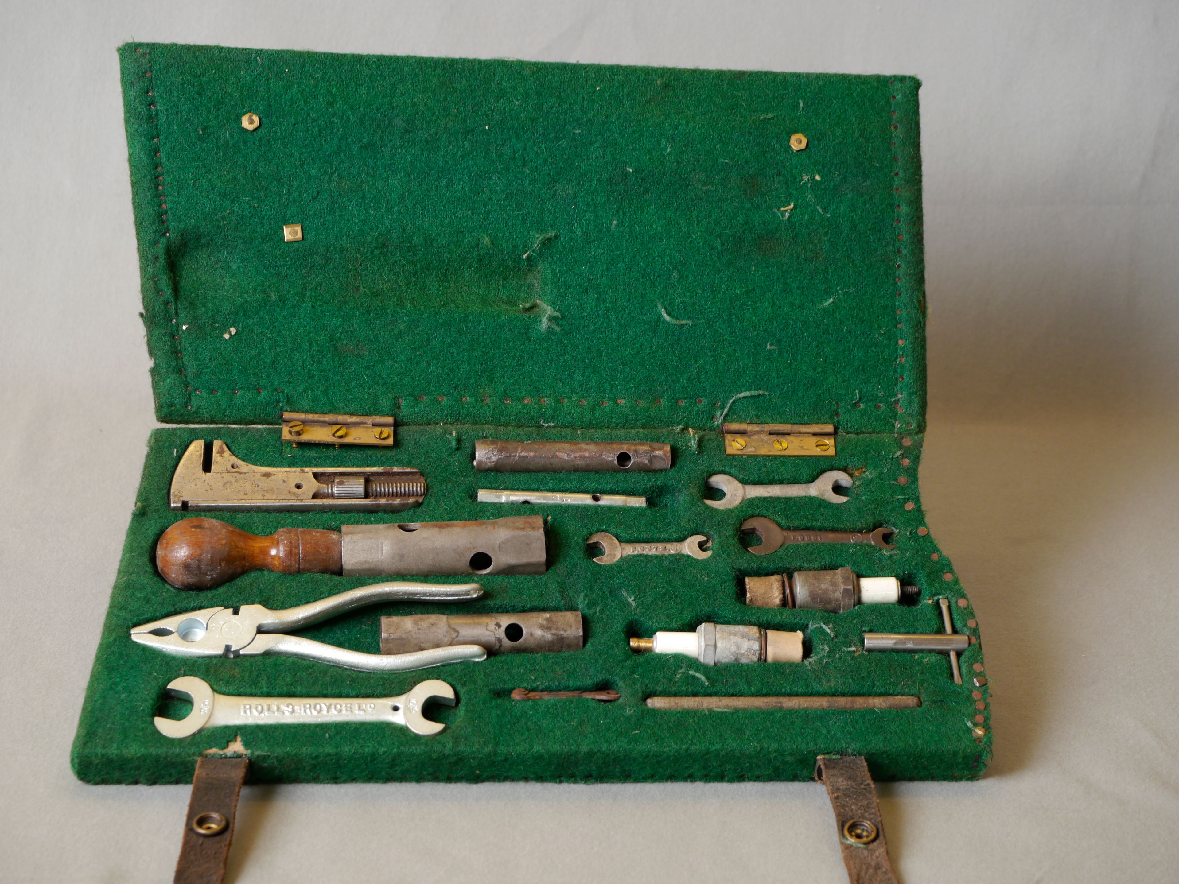 Bonhams Cars : A complete small Rolls-Royce tool kit.