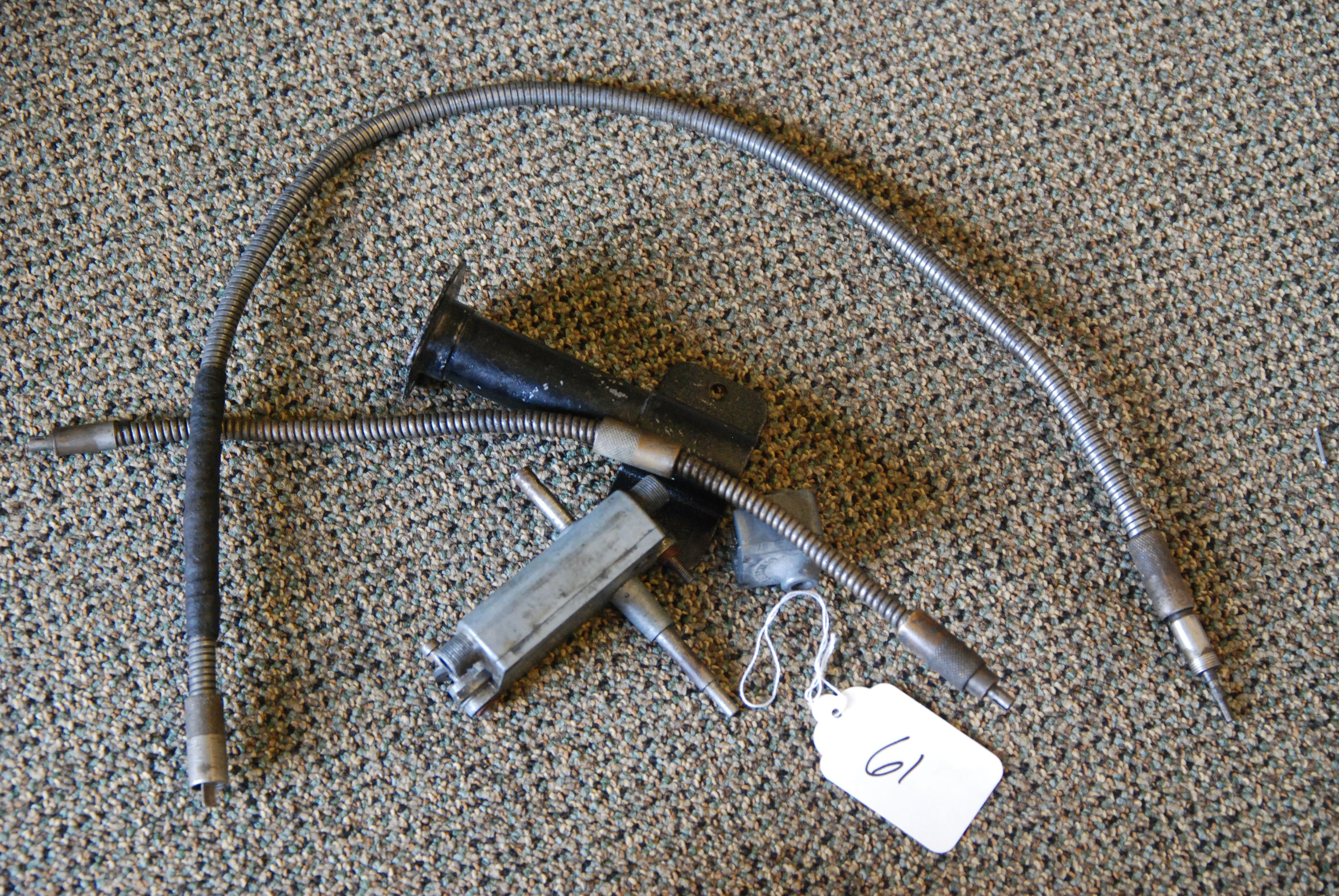 Bonhams Cars : A Berkshire windshield wiper box with cables.