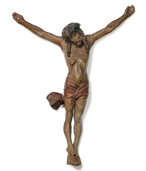 Bonhams : A German Renaissance carved and polychrome figure of Christ ...