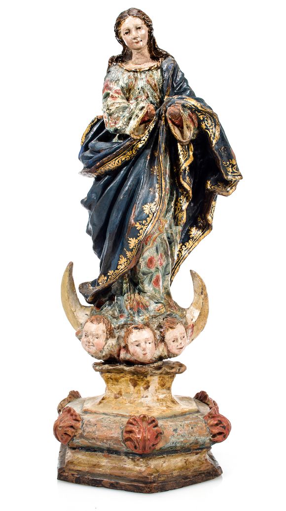 Bonhams : School of Alonso Cano A Spanish polychrome terractotta ...