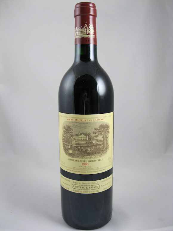 Bonhams : Château Lafite Rothschild 1986 (3)