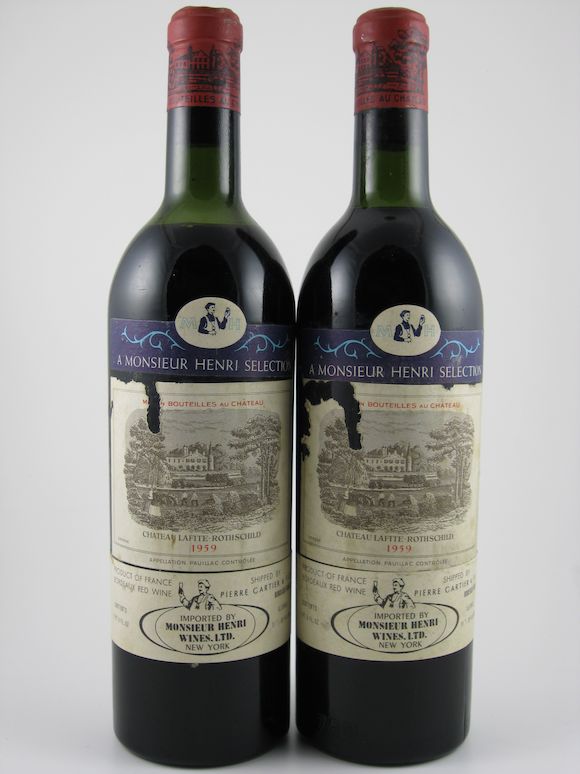 Bonhams : Château Lafite Rothschild 1959 (2)