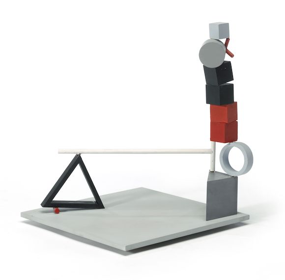 Bonhams : Fletcher Benton (born 1931) Balanced-unbalanced Triangle ...