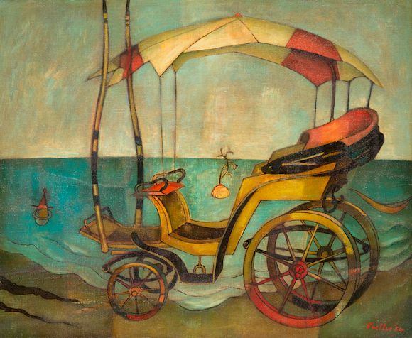Bonhams : Alexis Preller (South African, 1911-1975) The Duchess of Amalfi