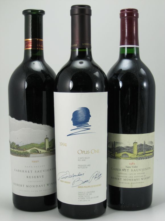Bonhams : Opus One 1994 (1) Opus One 1995 (6) Robert Mondavi Reserve ...