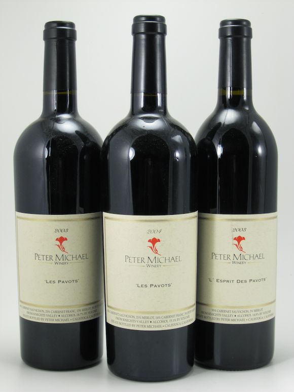 Bonhams : Peter Michael Red, Les Pavots 2003 (4) Peter Michael Red, Les ...