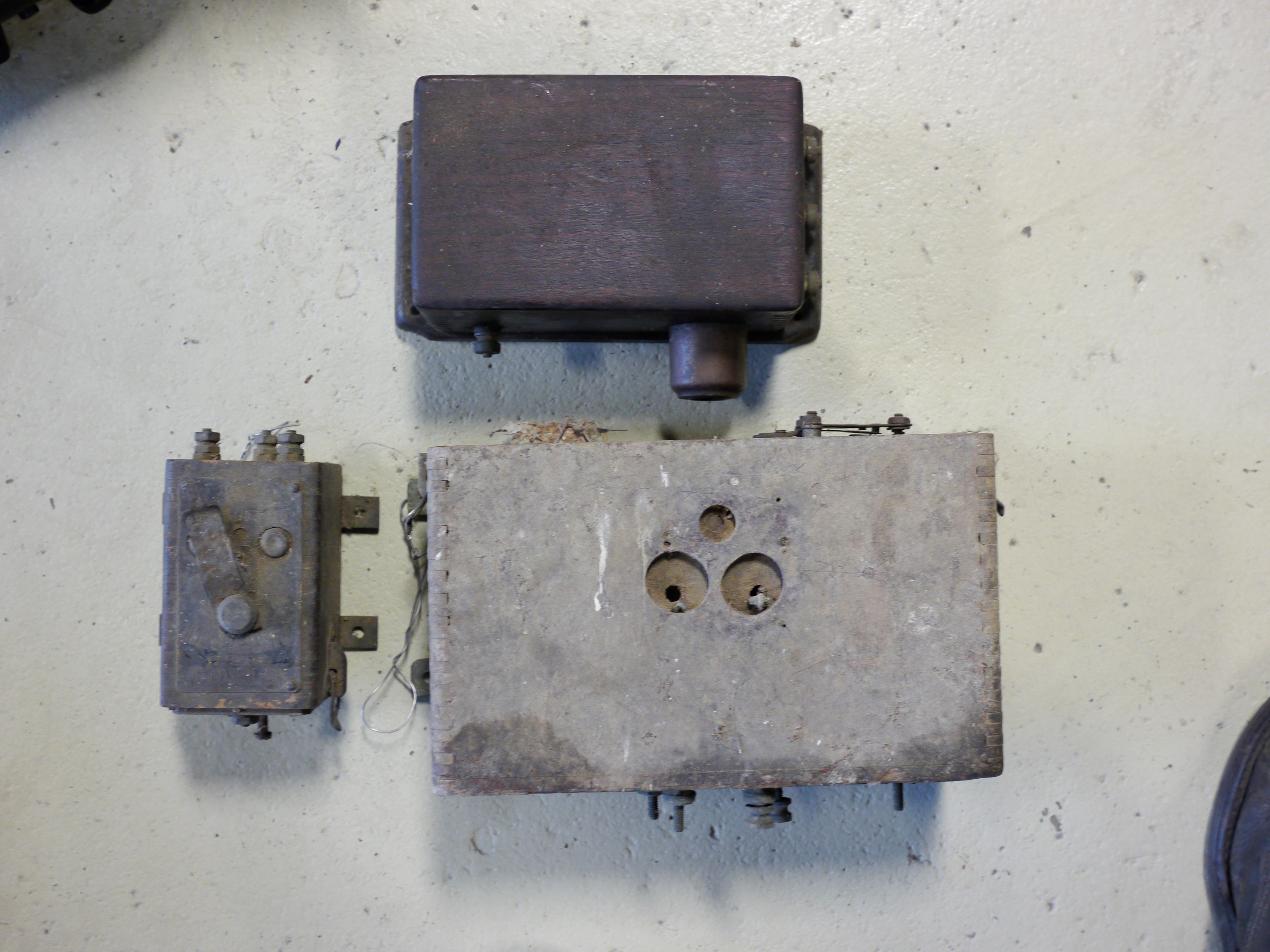 Bonhams Cars : A lot of various sized coil boxes,