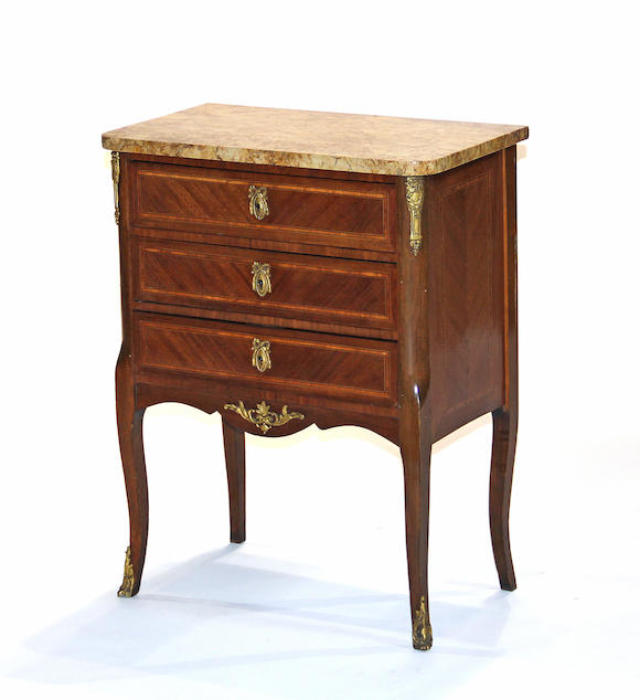 Bonhams A Louis Xvxvi Transitional Style Brass Mounted Inlaid