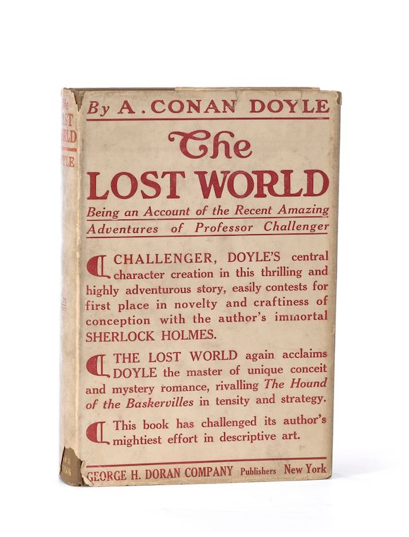 Bonhams : DOYLE, ARTHUR CONAN, SIR. 1859-1930. The Lost World. New York ...