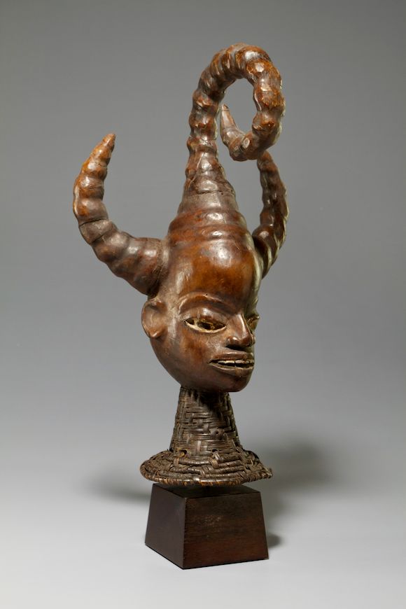 Bonhams : Ekoi Head Crest, Efut-Ibibio Group, Cross River Region, Nigeria
