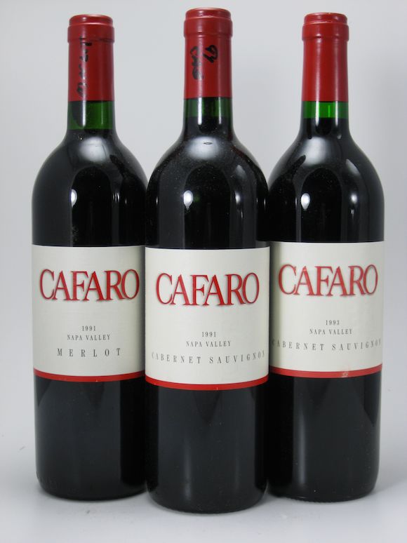 Bonhams : Cafaro Cabernet Sauvignon 1991 (6) Cafaro Cabernet Sauvignon ...