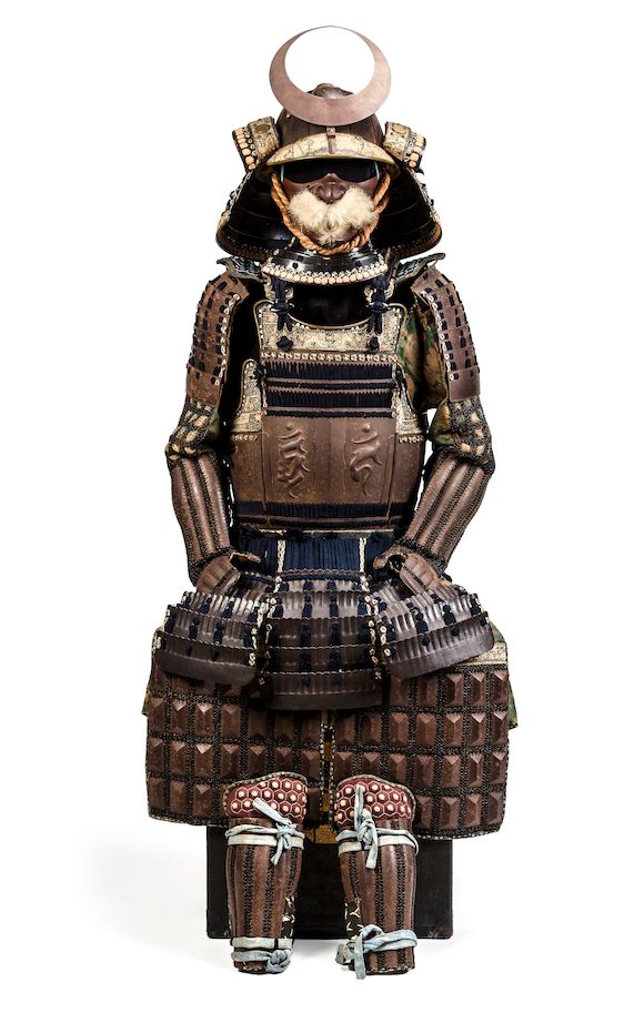 Bonhams : A russet-iron uchidashi armor Edo period (18th century)
