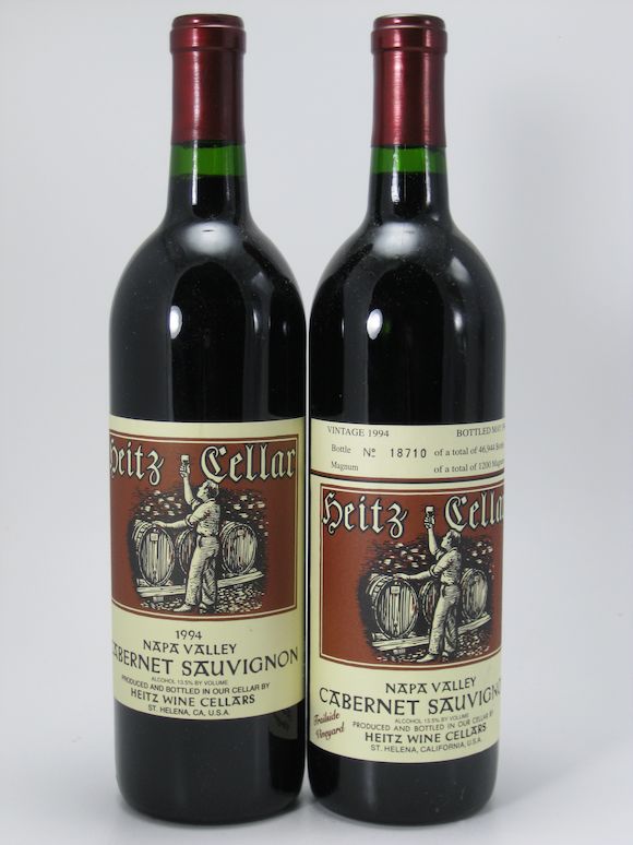 Bonhams : Heitz Cellars Cabernet Sauvignon, Trailside 1994 (12)Heitz ...