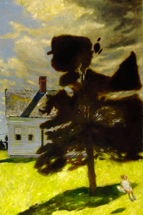 Bonhams : Jamie Wyeth (American, born 1946) Julia on the Swing, 1999 60 ...