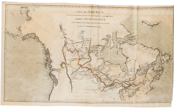 Bonhams : MACKENZIE, ALEXANDER. 1764-1820. Voyages from Montreal, on ...