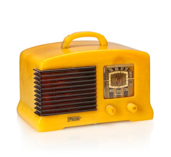 Bonhams : A Fada L-56 1939 Yellow case with yellow knobs and handle ...