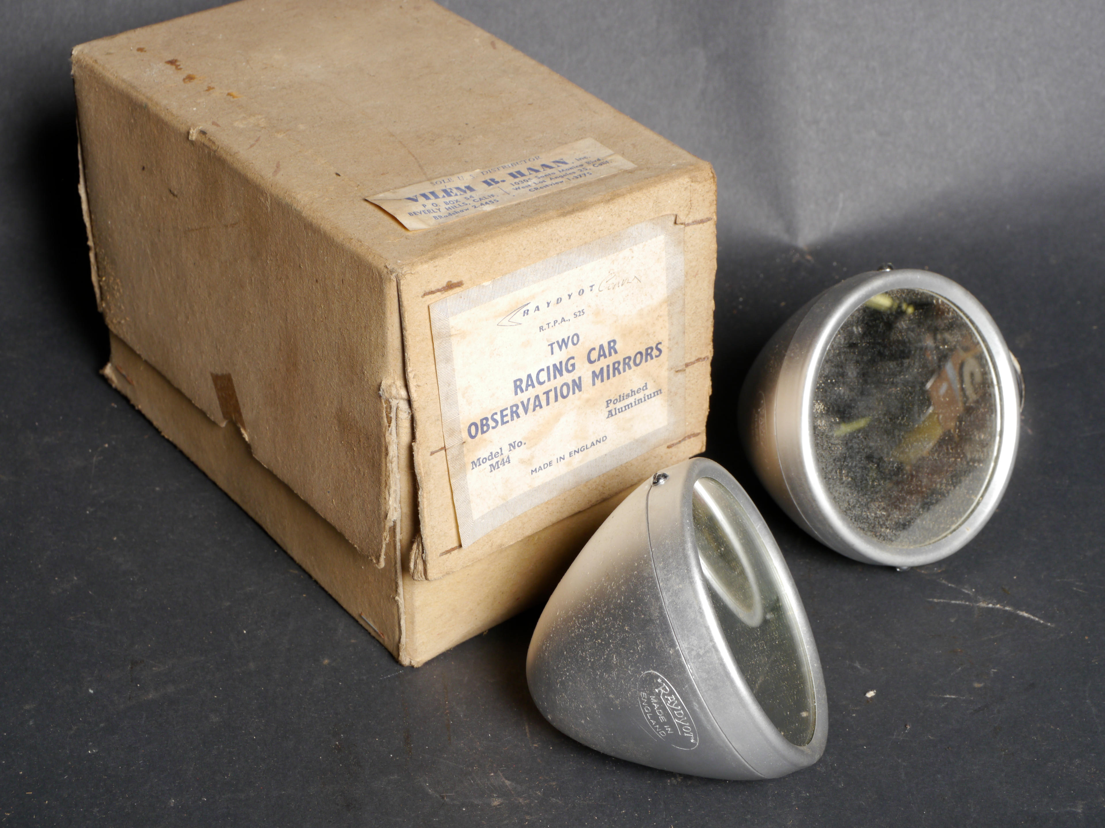 Bonhams Cars : A pair of Ray Dot racing mirrors,