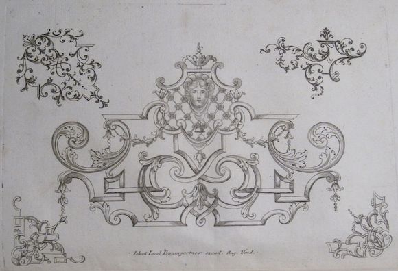 Bonhams : GUTWEIN, NICOLAUS ANTONI. Unterschiedliche Zierrater von Laub ...