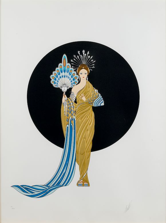 Bonhams : Erté (Romain de Tirtoff) (Russian, 1892-1990); Athena;