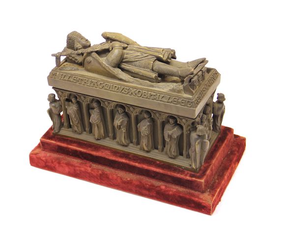 Bonhams : A patinated bronze model of the tomb of Henry IV the ...