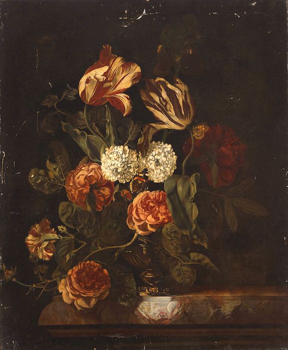Bonhams : Circle of Rachel Ruysch (Amsterdam 1664-1750) A still life ...