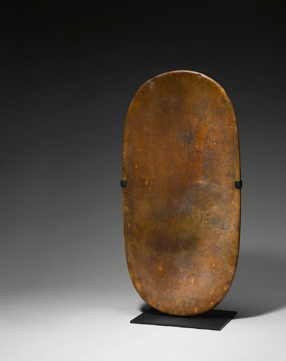Bonhams : Important and Rare Large Pounding Board, Hawaiian Islands