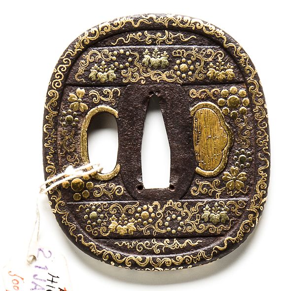 Bonhams : An Edo-Higo tsuba Edo period (19th century)