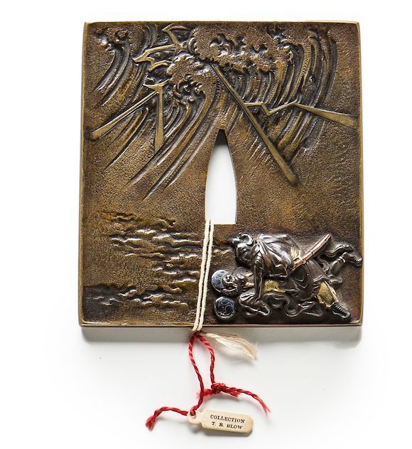 Bonhams : A sentoku tsuba By Eisho, Meiji period (late 19th century)