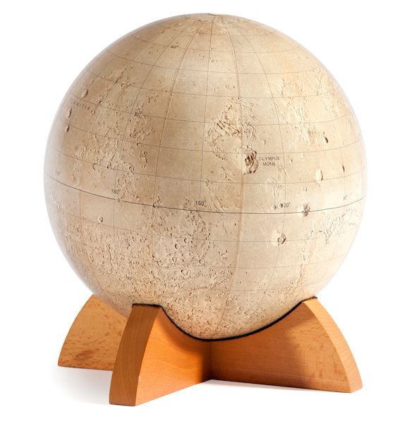 Bonhams : GLOBES—REPLOGLE. Set of 4 globes, of Mercury, Earth, the Moon ...