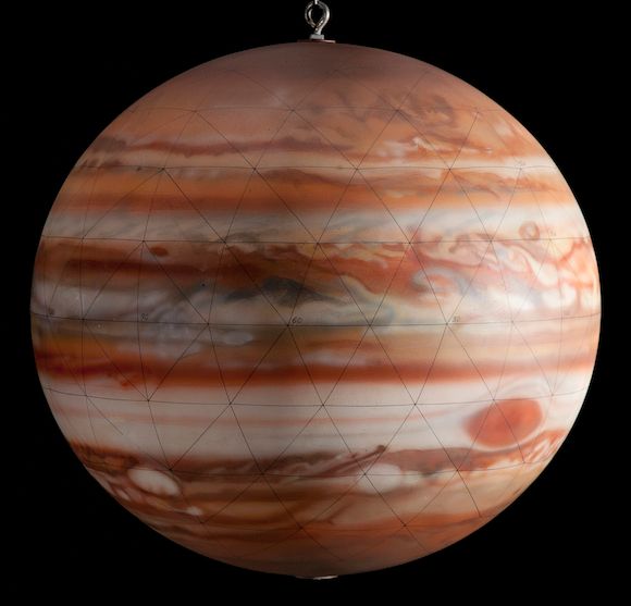 Bonhams : HANDMADE JUPITER GLOBE. Large Jupiter globe, produced by the ...