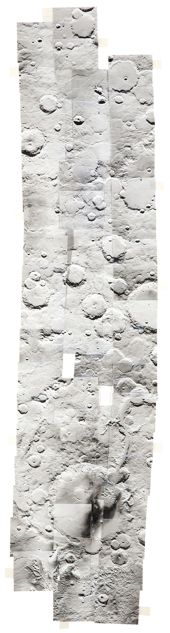 Bonhams : VIKING ORBITER. Hand mosaic of Mars, c.1979,