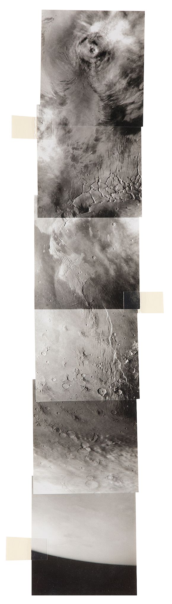 Bonhams : VIKING ORBITER. Hand mosaic of Mars, c.1979,