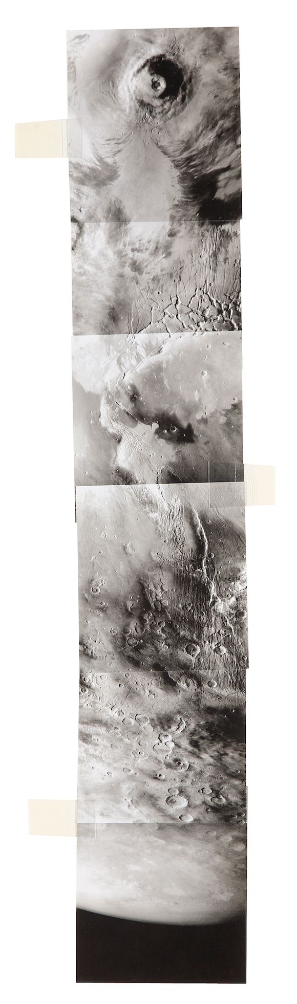 Bonhams : VIKING ORBITER. Hand mosaic of Mars, c.1979,