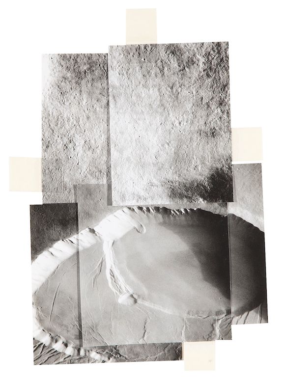 Bonhams : VIKING ORBITER. Hand mosaic of the caldera of Olympus Mons, c ...