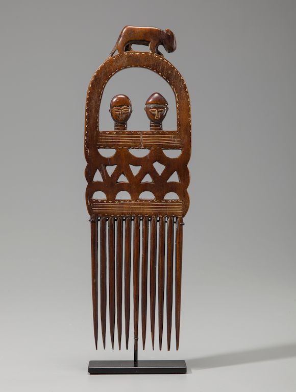 Bonhams : Ashanti (Asante) Comb, Ghana