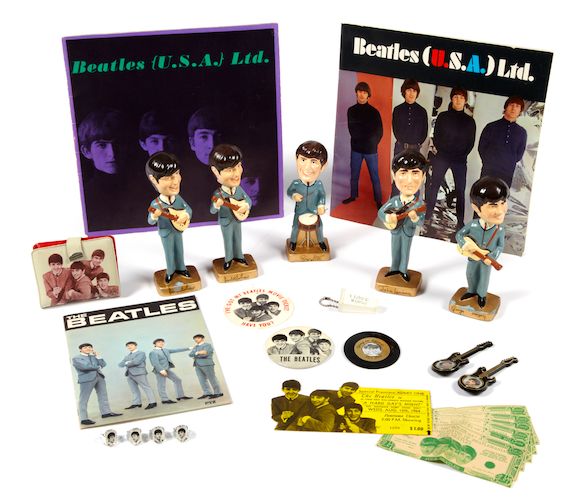 Bonhams : A large group of Beatles collectibles