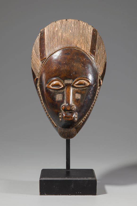 Bonhams : Baule Portrait Mask, Ivory Coast