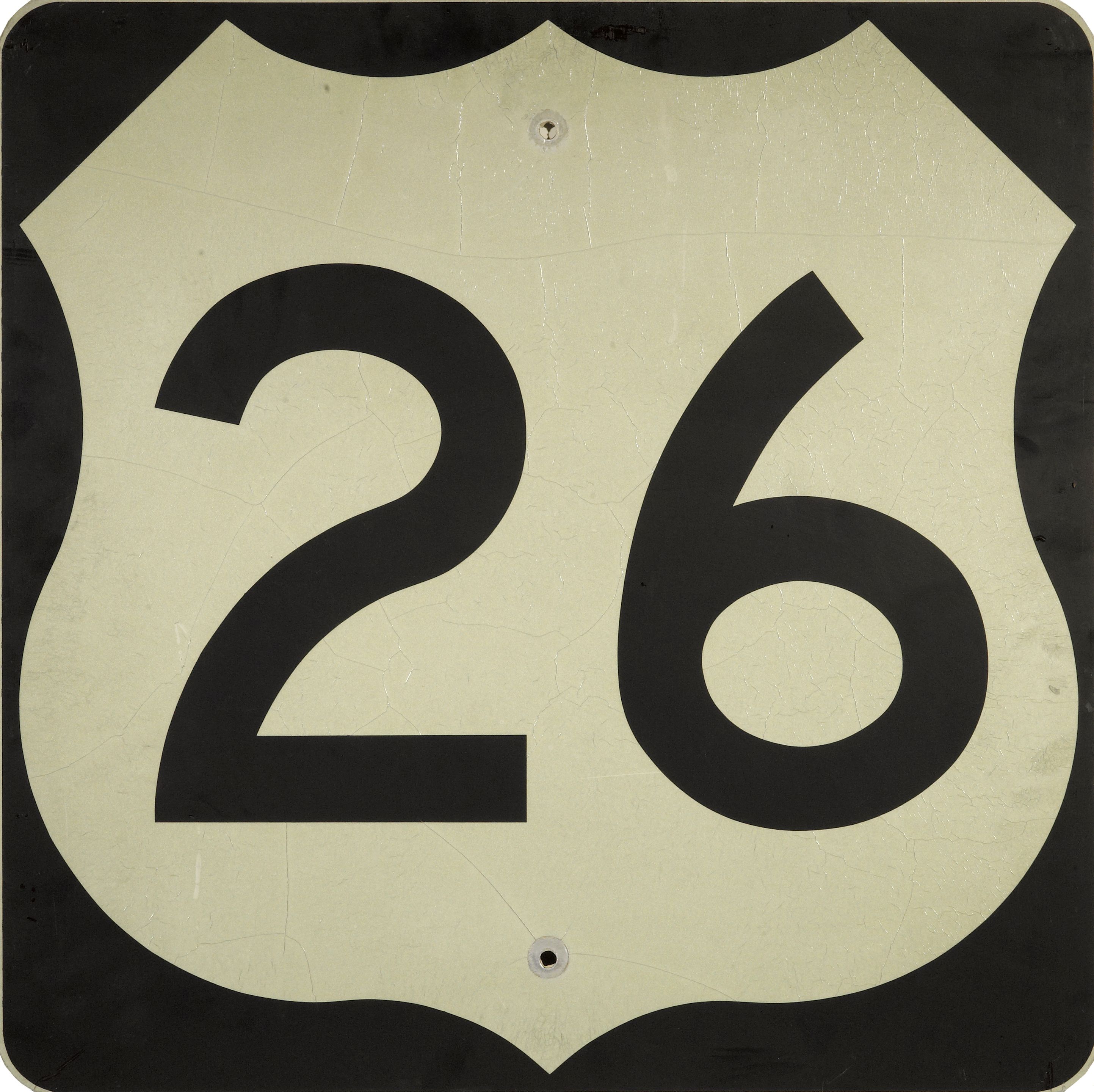 Bonhams Cars : A US Interstate 26 sign,