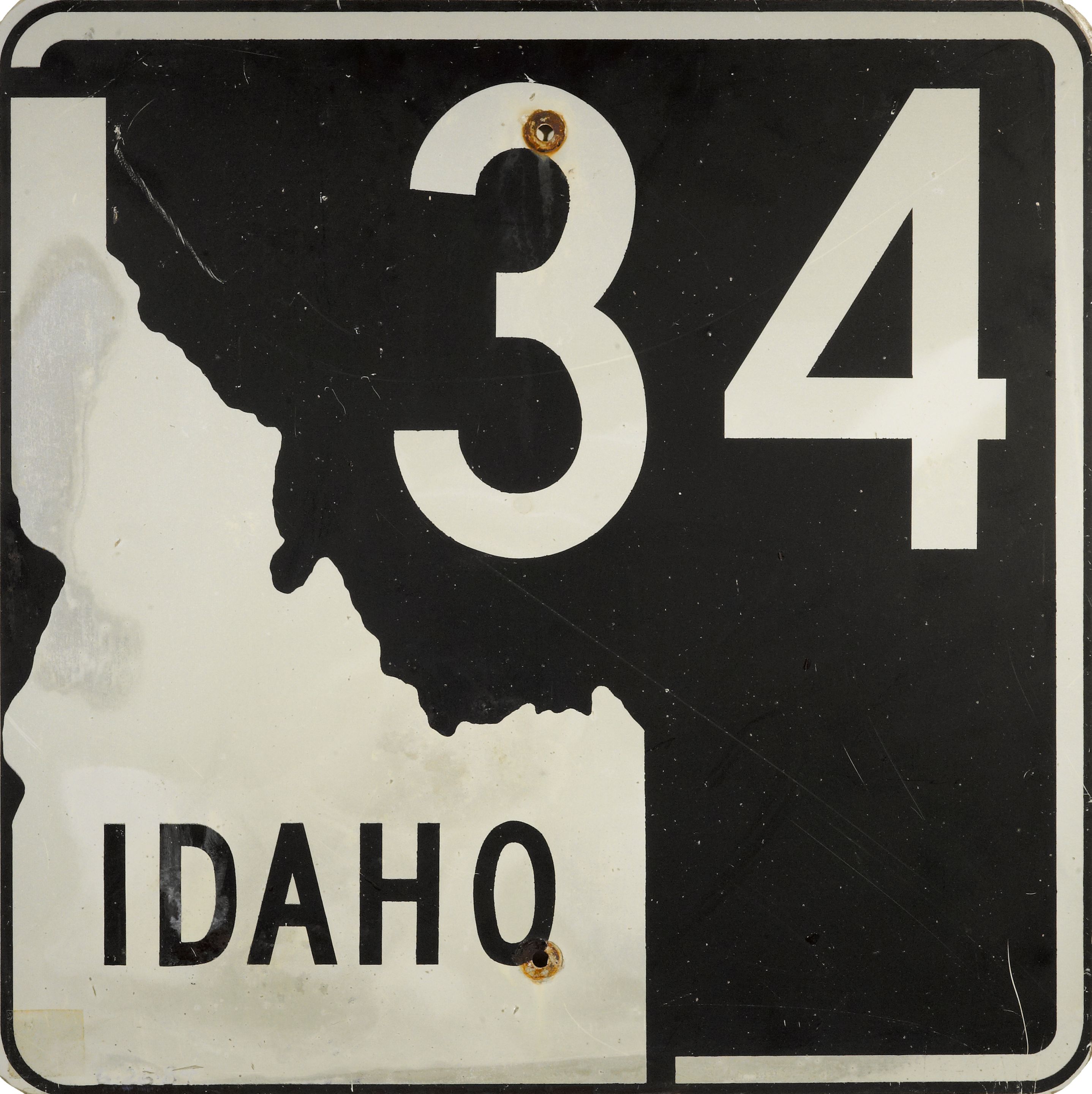 Bonhams Cars : An Idaho Route 34 sign,