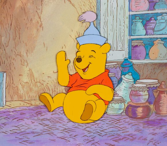 Bonhams : A Walt Disney Studios celluloid of Pooh from Winnie the Pooh ...