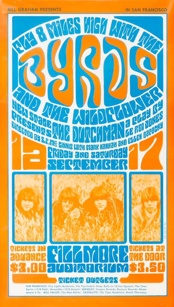 Bonhams : A group of Bill Graham rock posters
